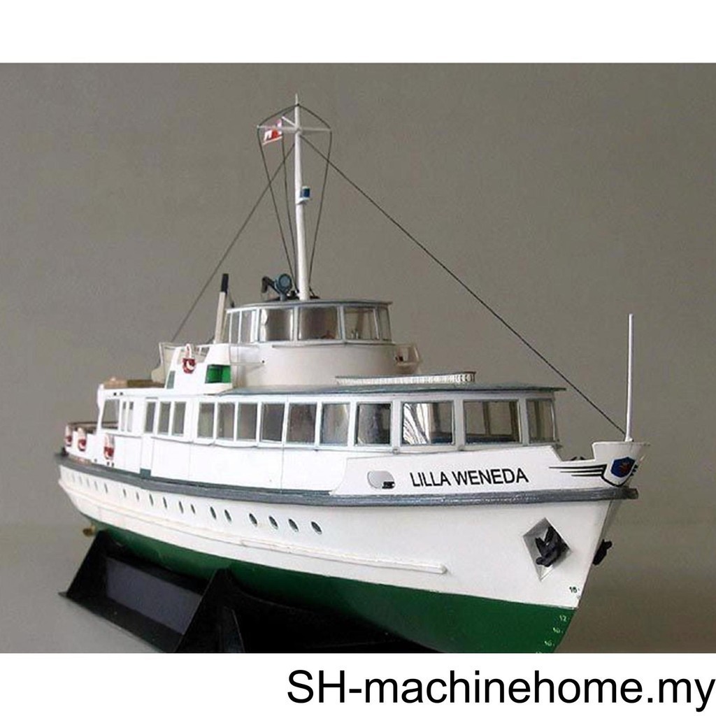 1/2/3 Exquisite 3D 1100 Polish Lilla Weneda Coast Ferry Paper Boat ...
