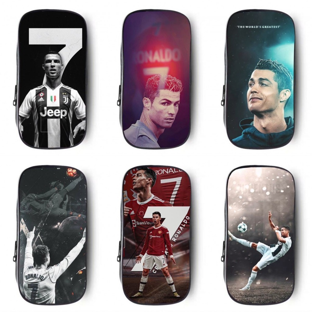 CR Cristiano Ronaldo CR7 Stationery Pencil Case Waterproof Large ...