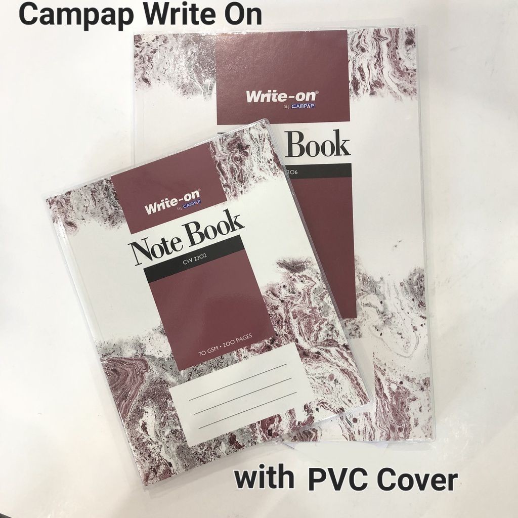 CAMPAP Write-On with PVC Cover Exercise Book CW2301 CW2302 CW2303 ...