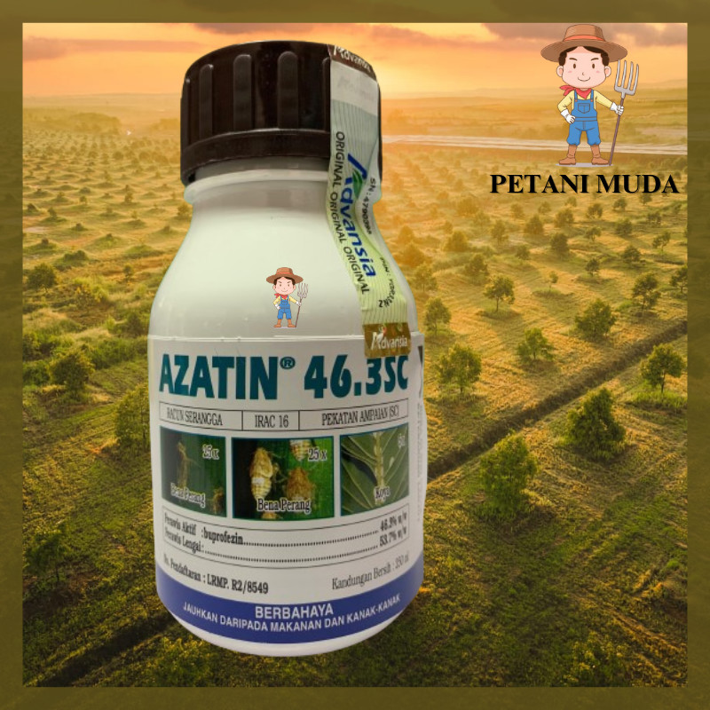 [ORIGINAL] 250ml AZATIN 46.3SC ADVANSIA RACUN SERANGGA / BENA PERANG ...