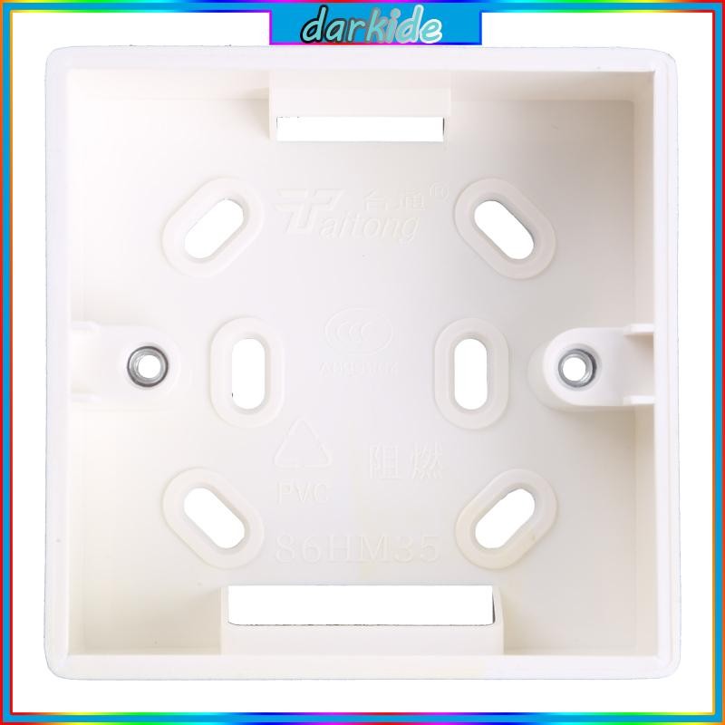 Dark 86 Type Switch Socket Protector Wall Mounted Junction Box White ...