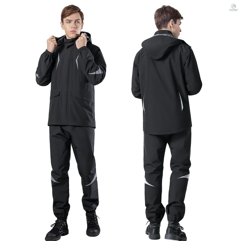 Men's Motorcycle Raincoat Waterproof Rain Gear for Motorcycle Riding ...