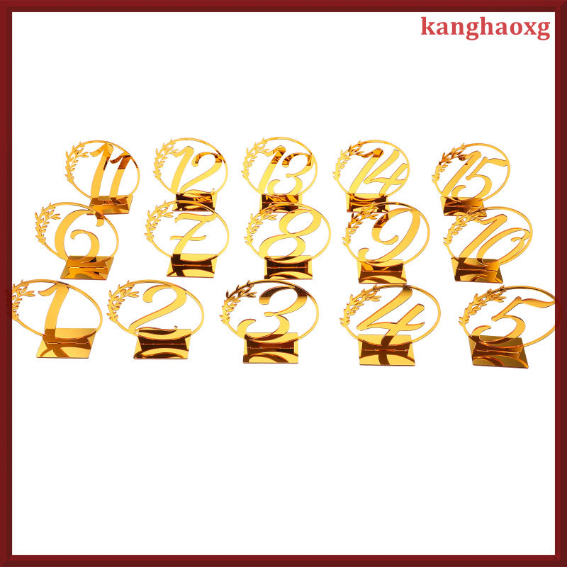 Wedding Table Number Centerpieces Decor Restaurant Numbers Reservation ...