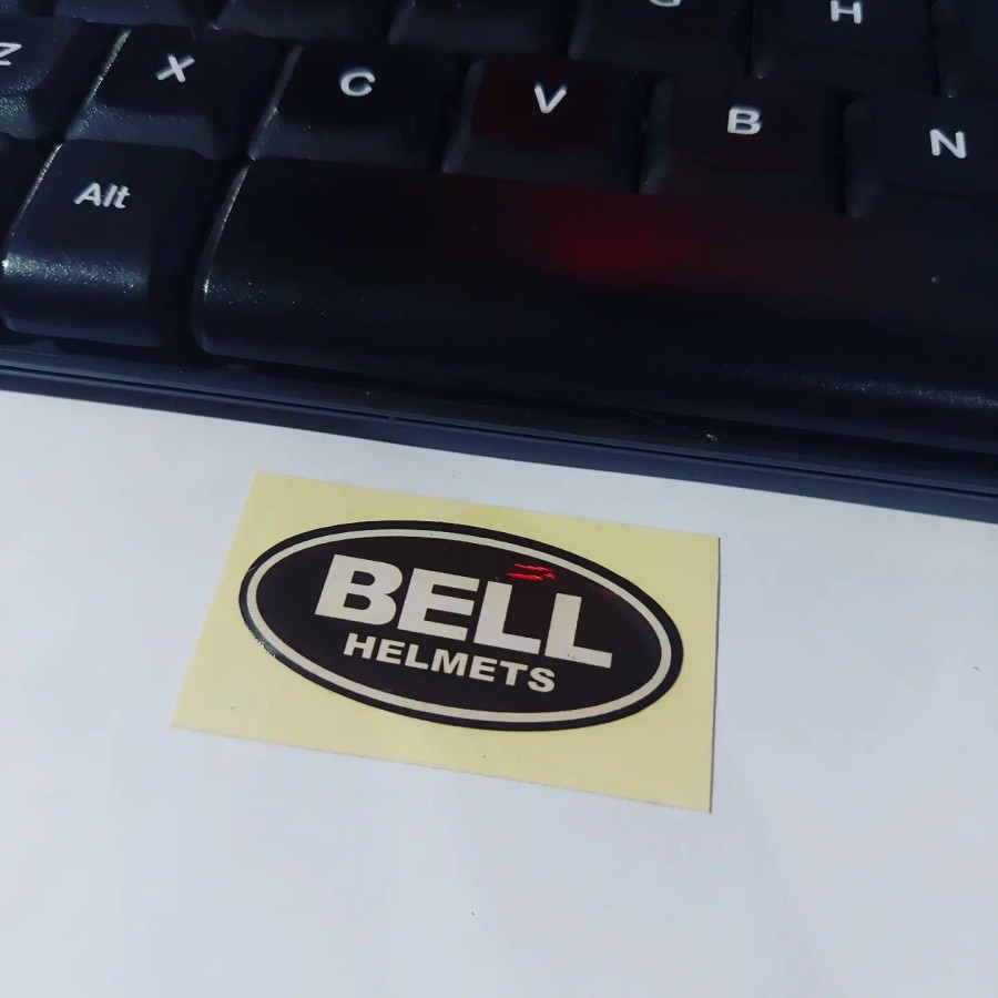 Resin Sticker Embossed Bell Helmet Flexible Sticker 3D Small Helmet ...
