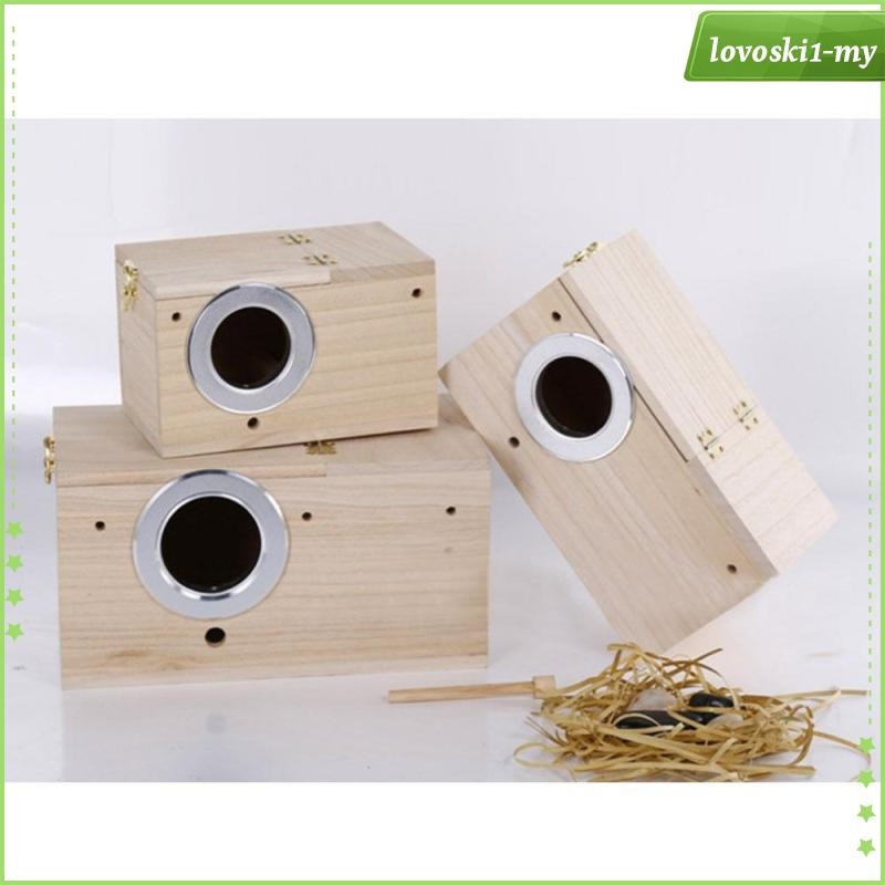 [LovoskibcMY] SMALL BUDGIE BIRD CAGE AVIARY NEST NESTING BREEDING BOX ...
