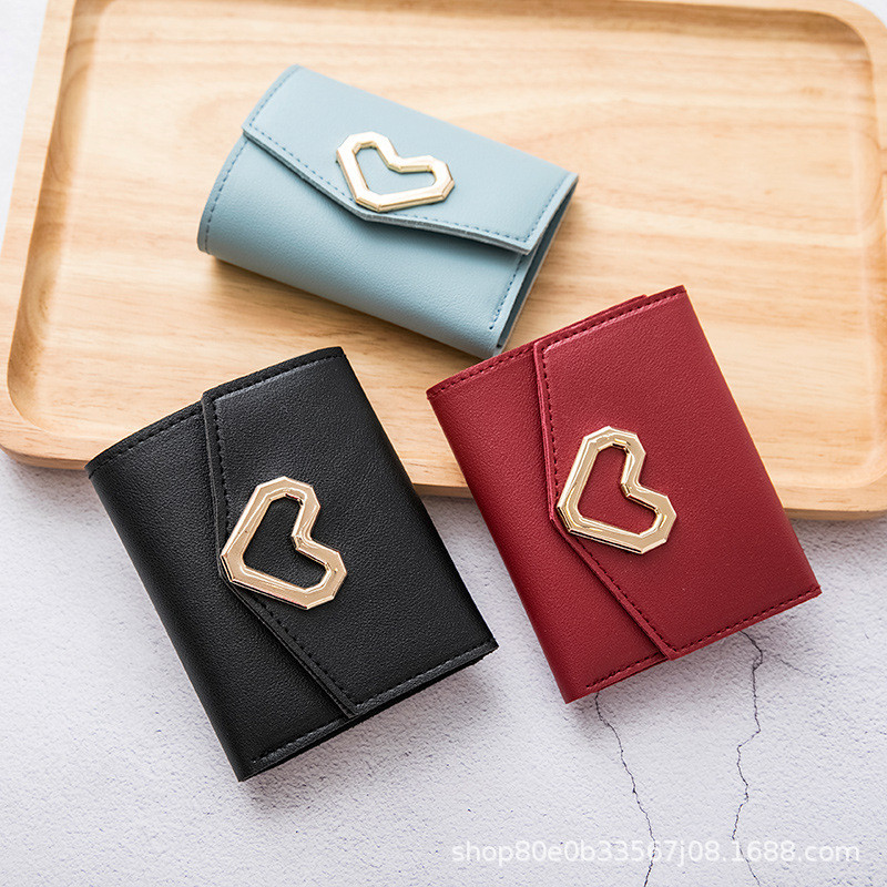 Dompet untuk Wanita Beg Clutch Wanita Dompet Syiling berbentuk Hati ...
