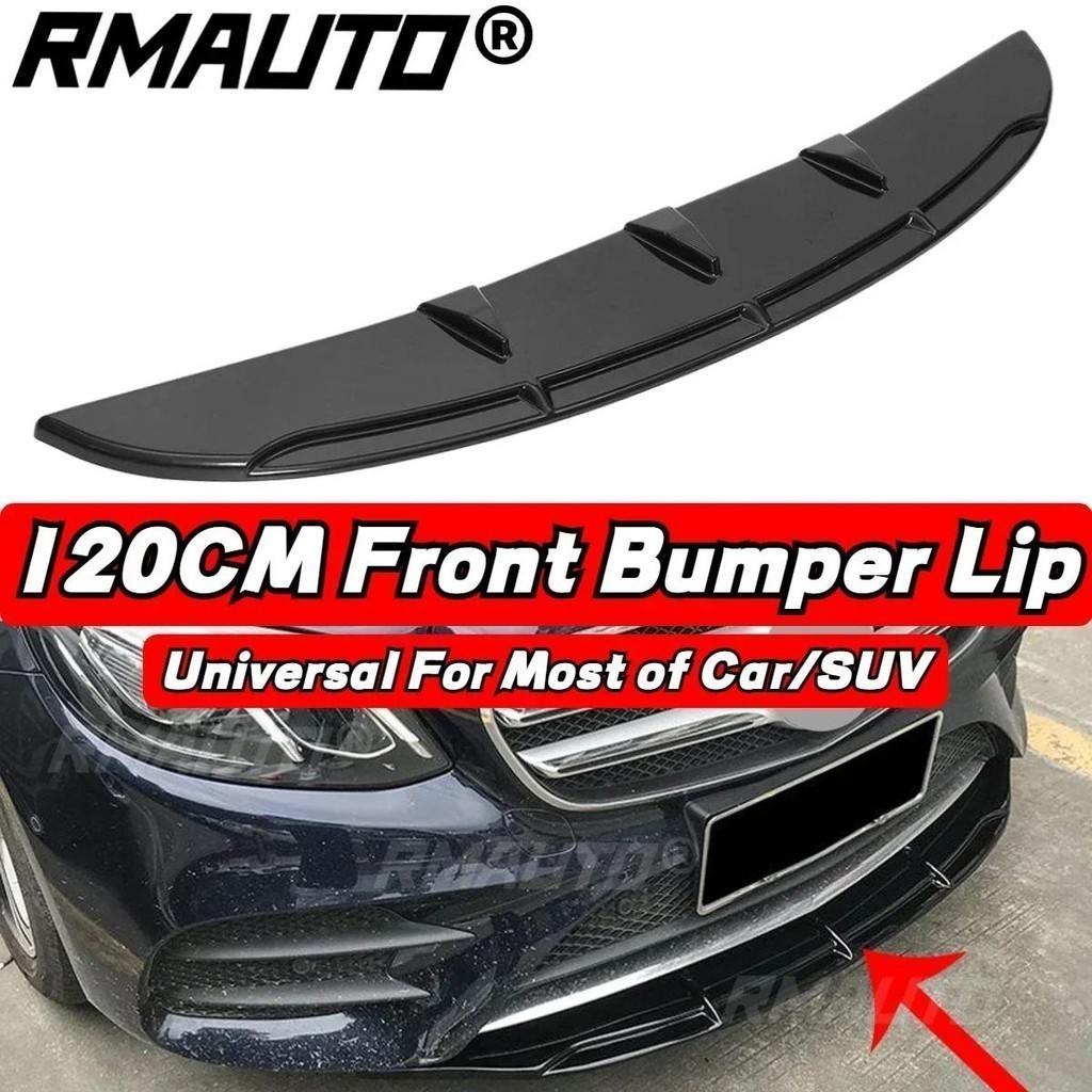 120CM Universal Front Bumper Lip Splitter Diffuser Exterior Part For ...