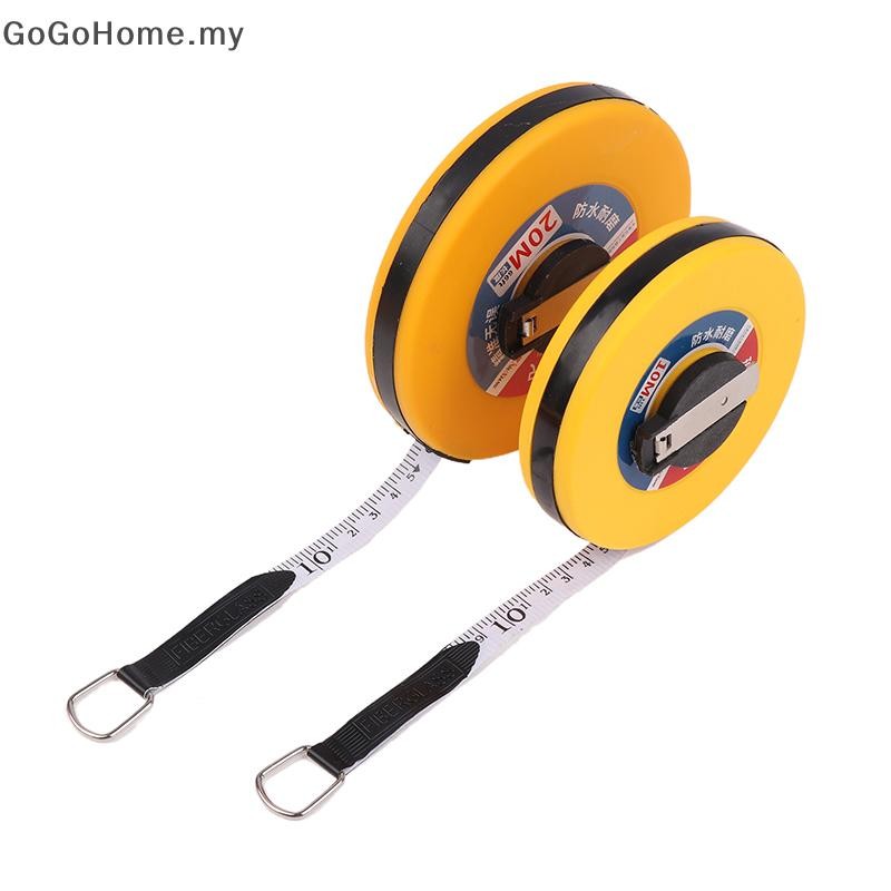 GOG 10/20/30/50m Long Fiberglass Tape Measure Double Face Printing Inch ...