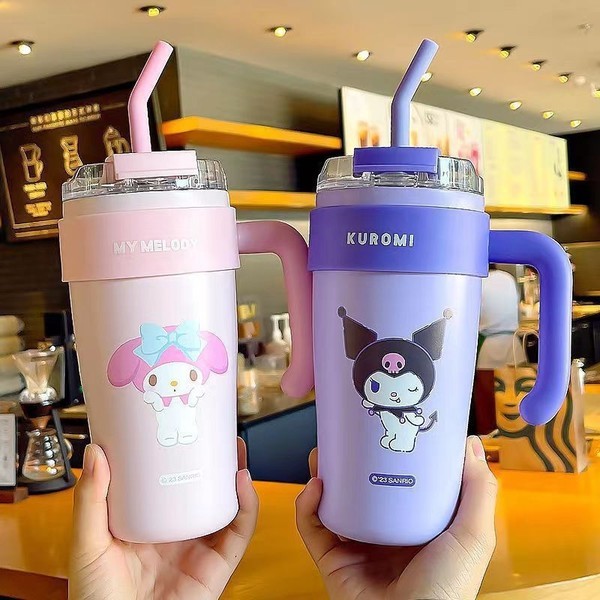 botol air tahan sejuk kuromi tumbler tahan sejuk tumbler tahan sejuk kuromi Cartoon Cartoon ...