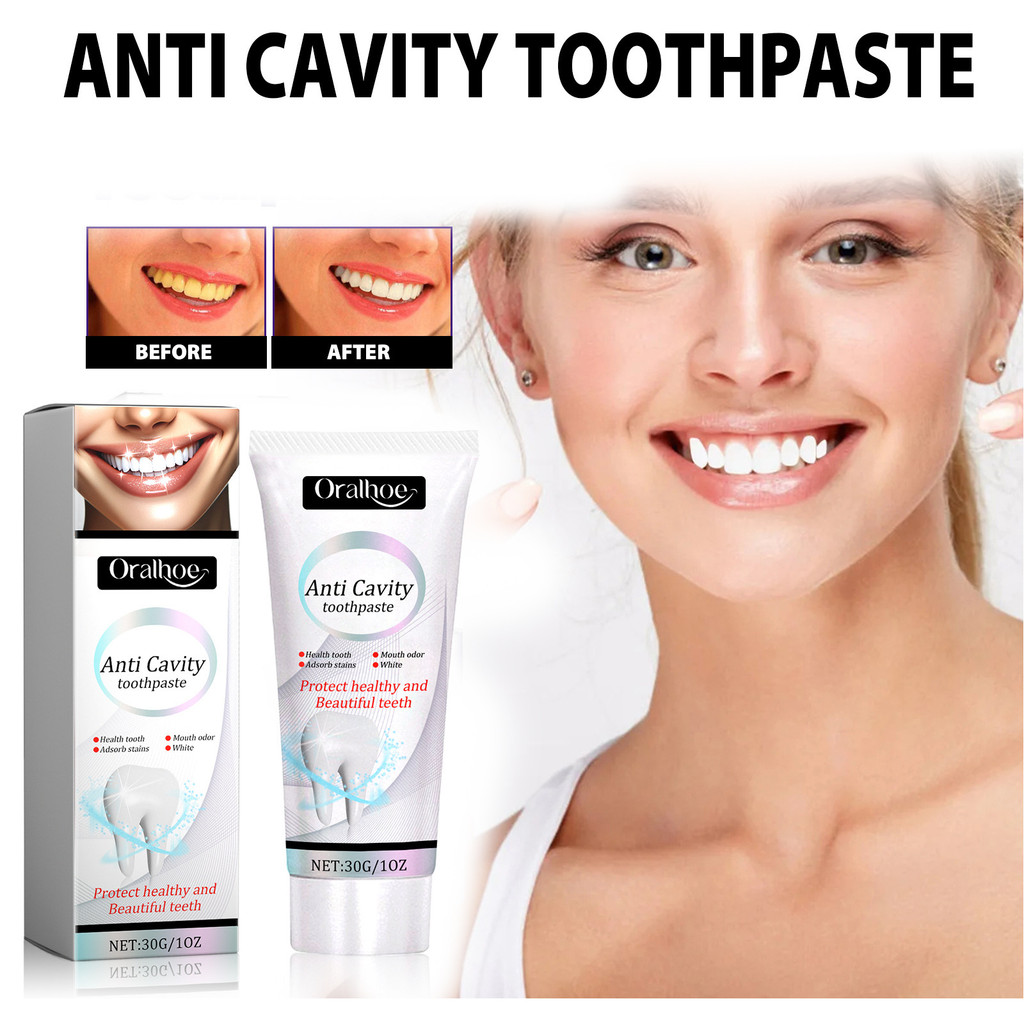 Oralhoe Teeth Whitening Toothpaste Deep Cleansing Tartar Stains ...