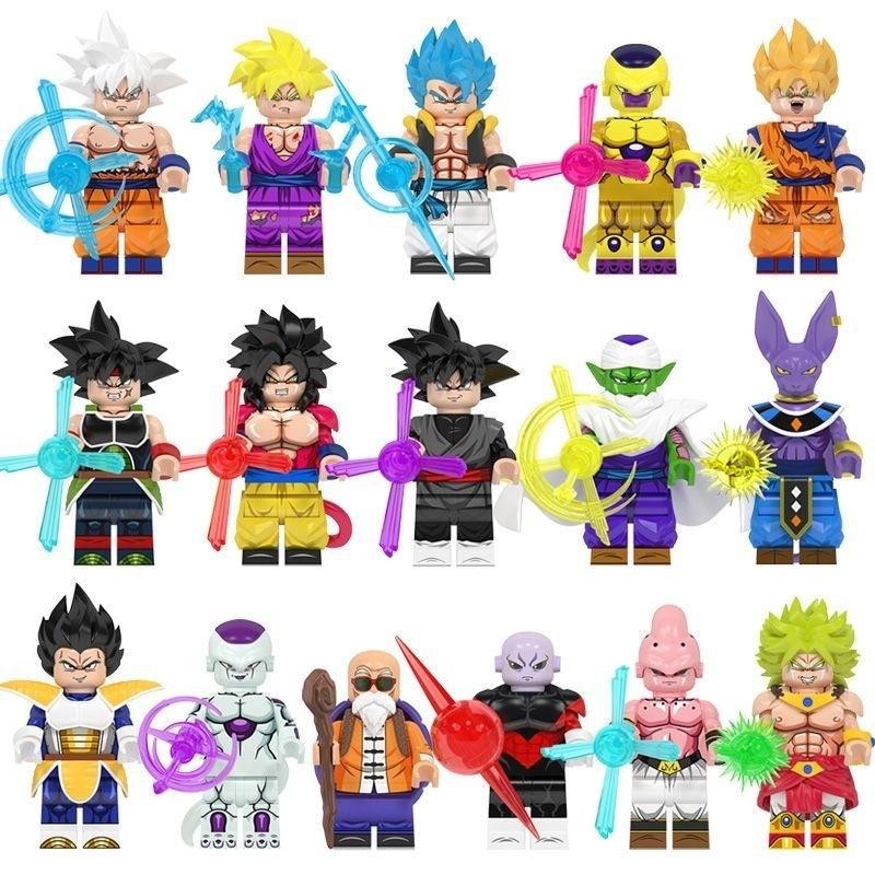 Dragon BALL Building Blocks Son Goku Gogeta Vegeta Frieza Figures Toys ...