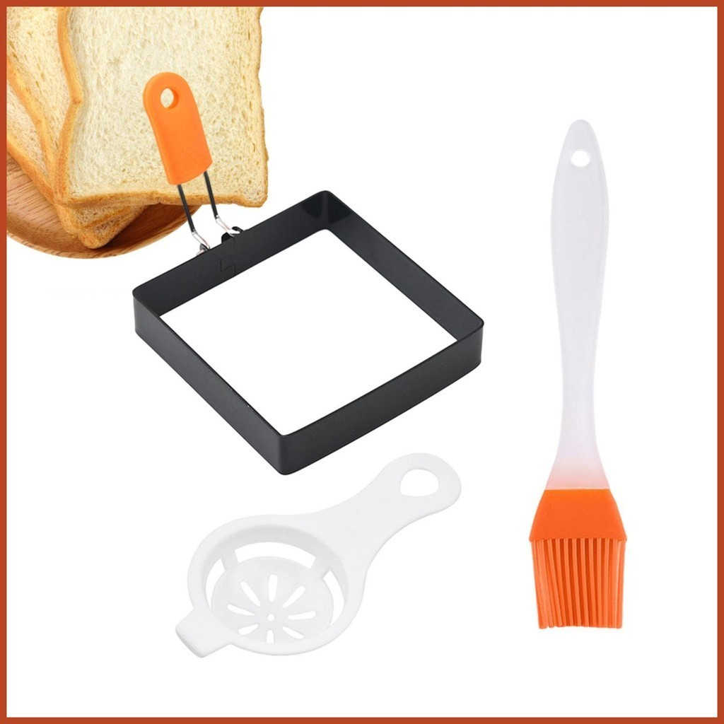 Square Egg Ring Stainless Steel Egg Mold Square Egg Ring for Frying Egg ...