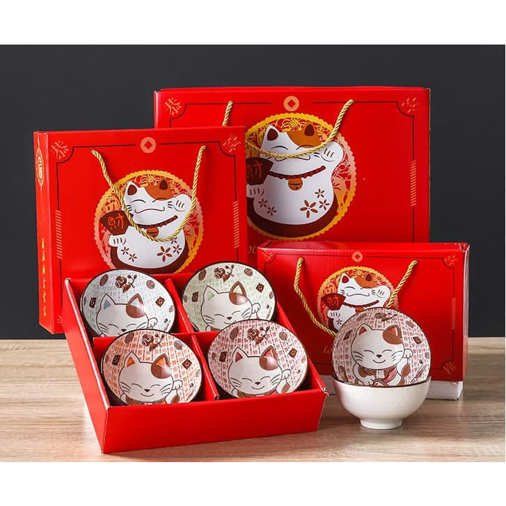 Bohemian Rice Bowl Porcelain Bowl set Ceramic Bowl Mangkuk Keramik Soup ...