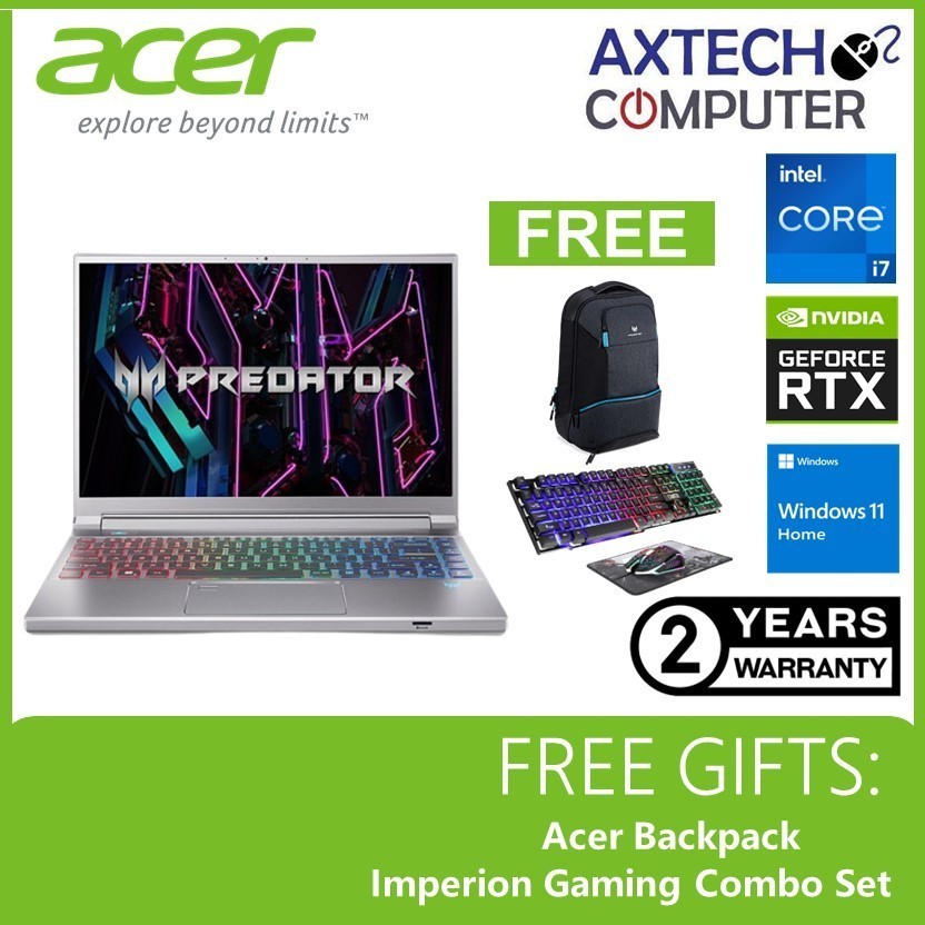 Acer Predator Triton 14 PT14-51-767J 14" WQXGA 165Hz Gaming Laptop ( I7 ...