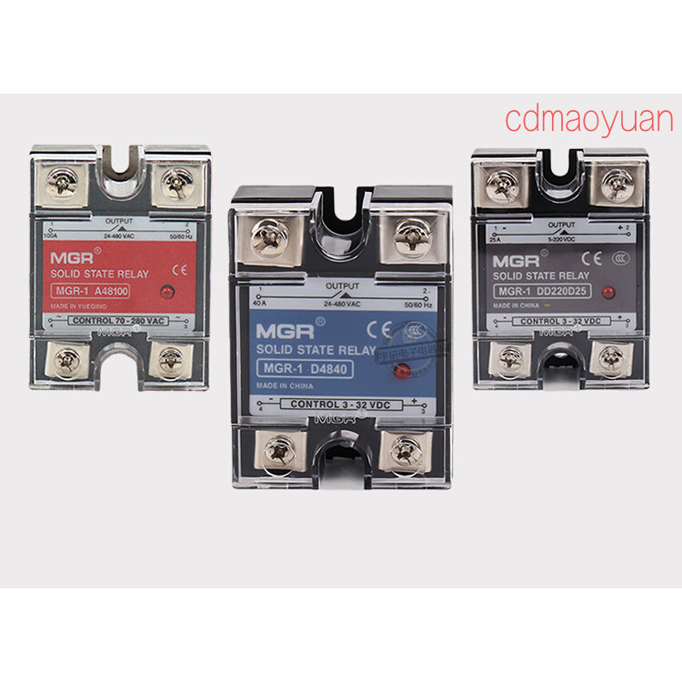 Single Phase Solid State Relay MGR-1 D4840 D4825 A4860 A4825/A48120/A48150 AC Control DC SSR ...