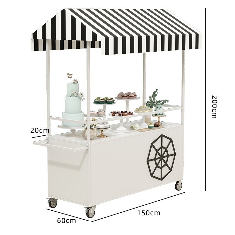 meja pasar malam Car Stall Trolley Dining Car Stall Cart Supermarket ...