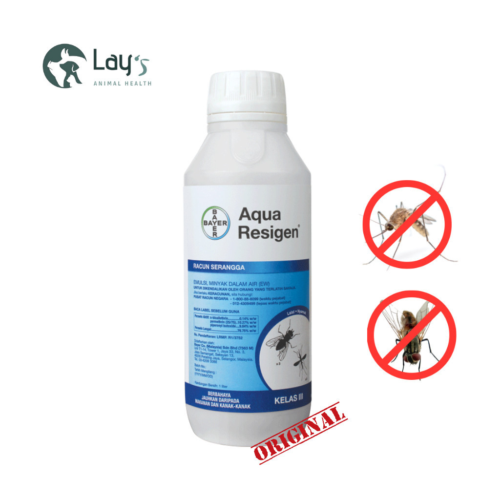 Bayer - Aqua Resigen Water Diluted Spray (Ubat Lalat) 1L | Shopee Malaysia