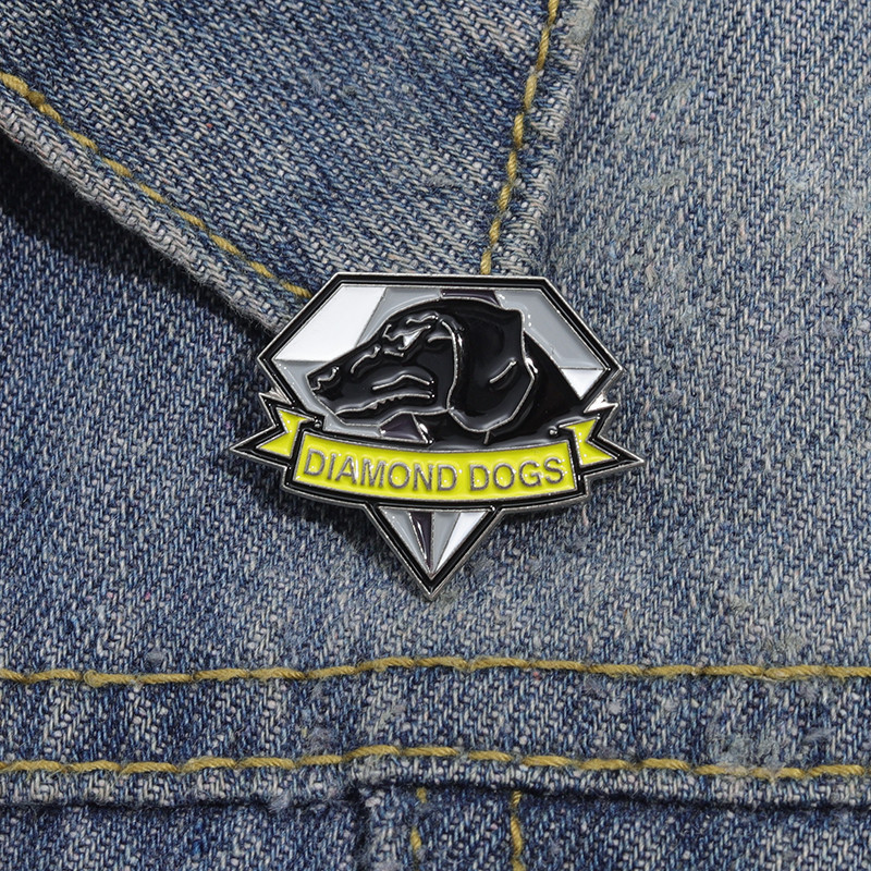 Diamond Dogs Enamel PinBadge Metal Gear Solid Inspired MGS Solid Venom ...
