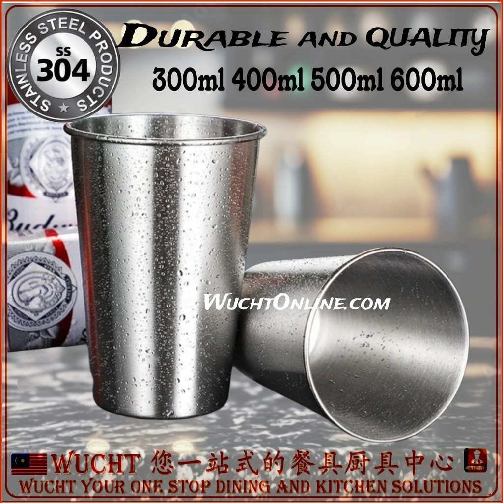 【WUCHT】300ml 400ml 500ml 600ml TOFFI CUP Stainless Steel SUS304 Tall ...