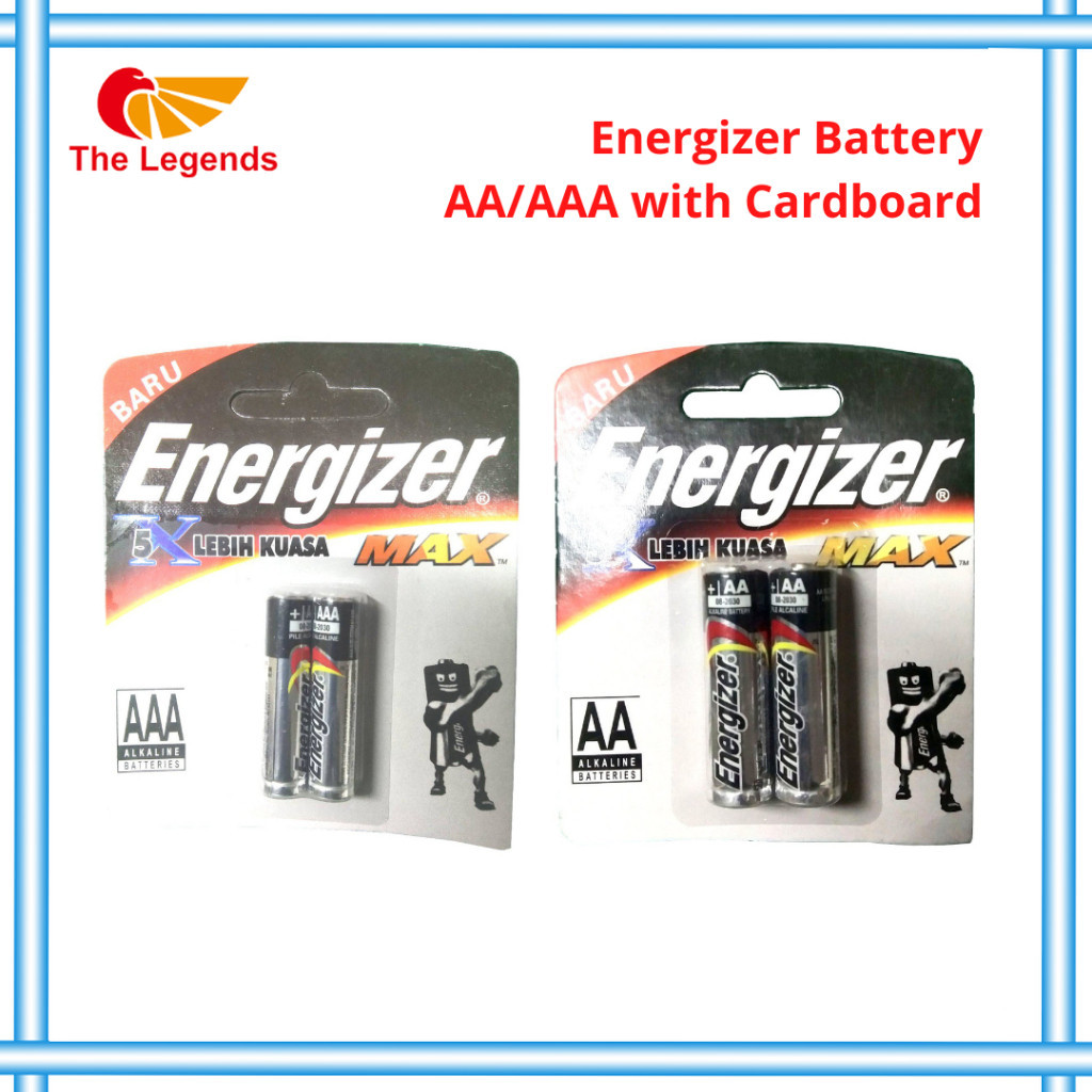 Energizer AA / AAA Battery LR6 Alkaline Battery Bateri 1.5V 3V 电池 LG ...
