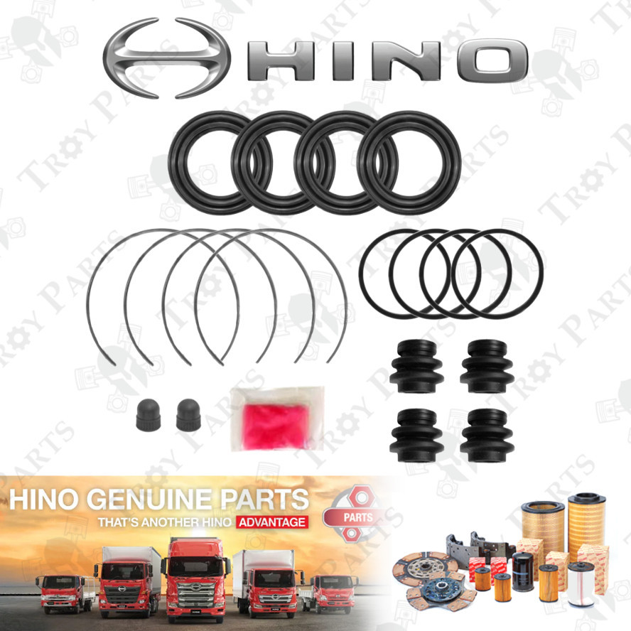 (51.5mm) Original Hino (Front) Disc Brake Caliper Repair Kit (Full ...