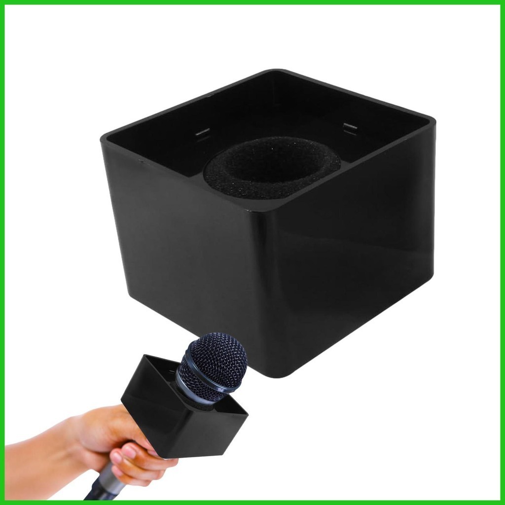 Microphone Logo Station Mic Station Logo Microphone Flag Cube Portable ...