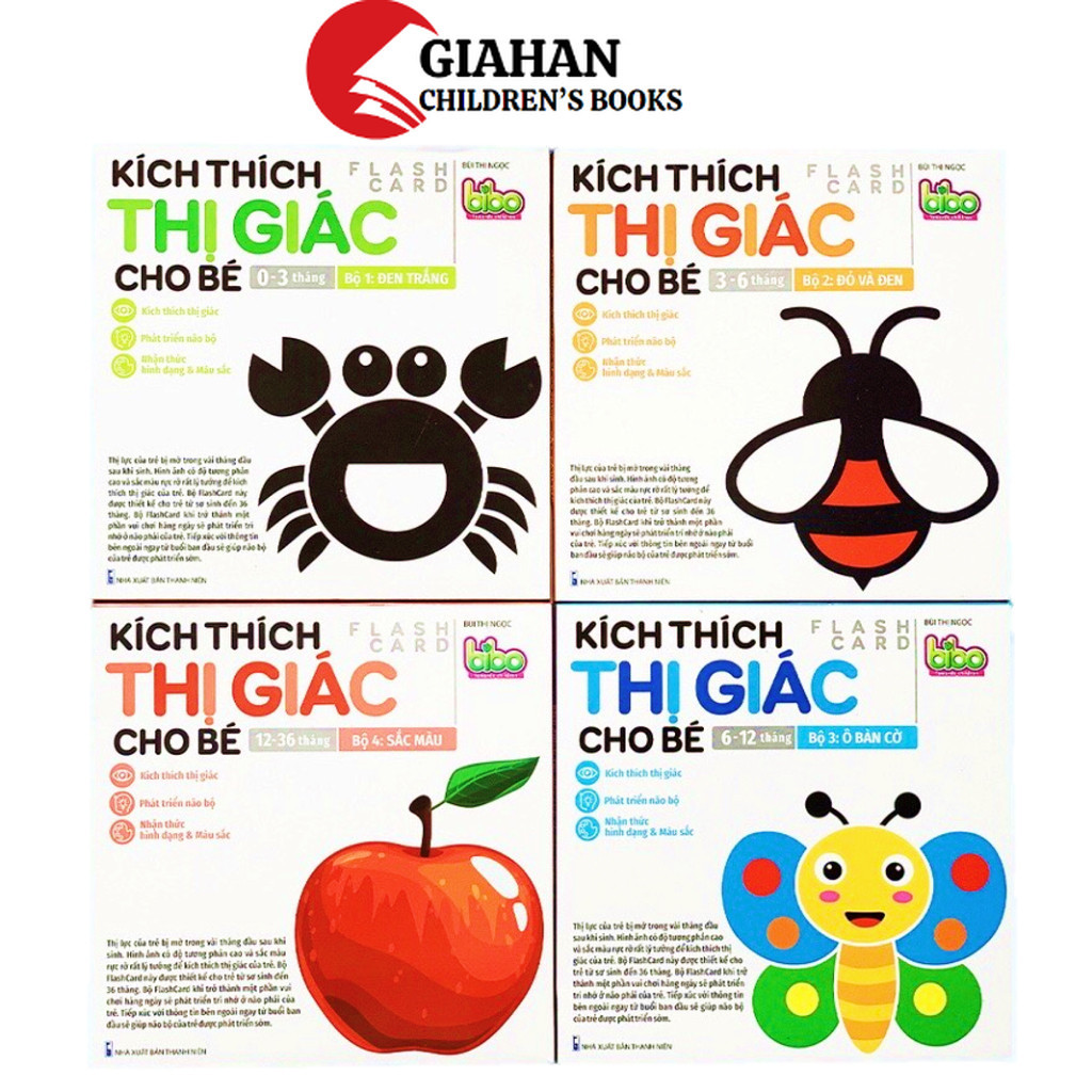 Books - Visual Stimulating Flashcard Set For Children Brain Development ...