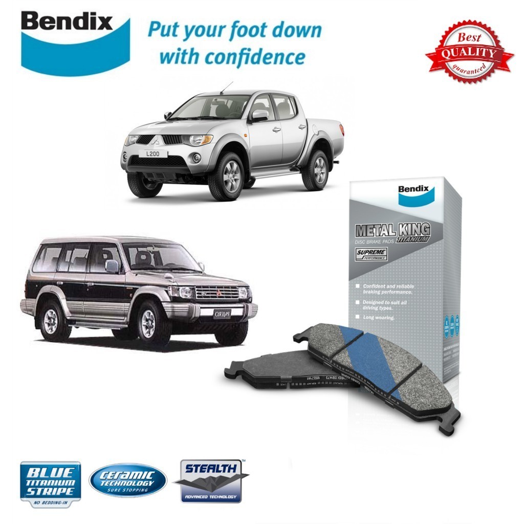 Original Bendix DB1113MKT Front Brake Pad - Mitsubishi L200/ L49 ...