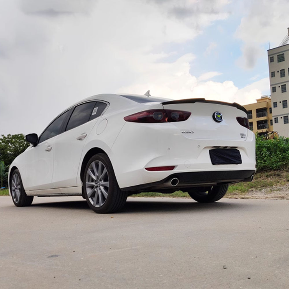 Black Spoiler Wing For Mazda 2020+ Axela Spoiler Top Wings Black Lip ...