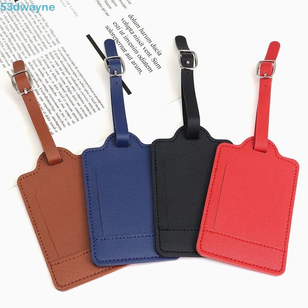 DWAYNE PU Luggage Tag, Airplane Suitcase Tag Boarding Pass Baggage Name Tag, Portable Travel ...