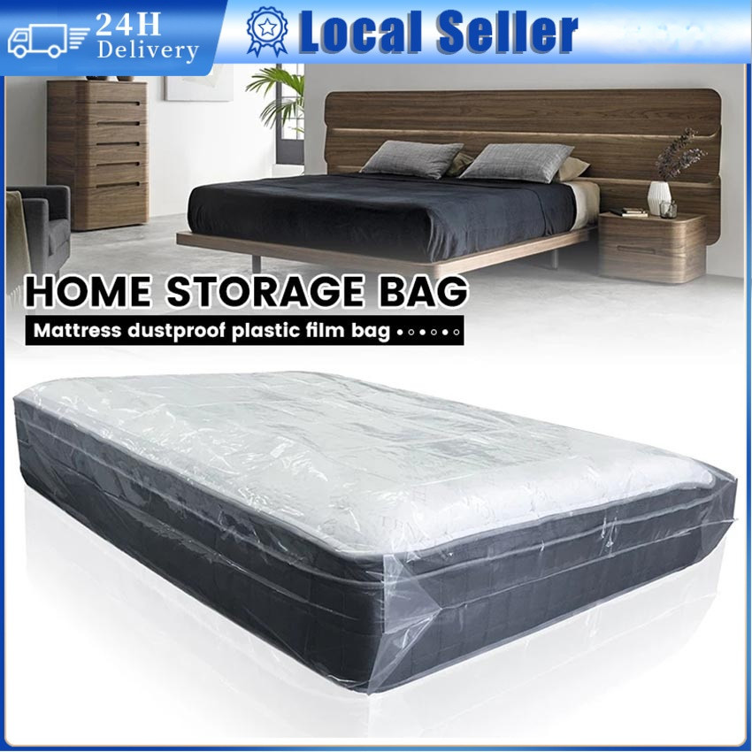 Large Transparent Mattress cover Dust cover Storage bag Moisture and ...