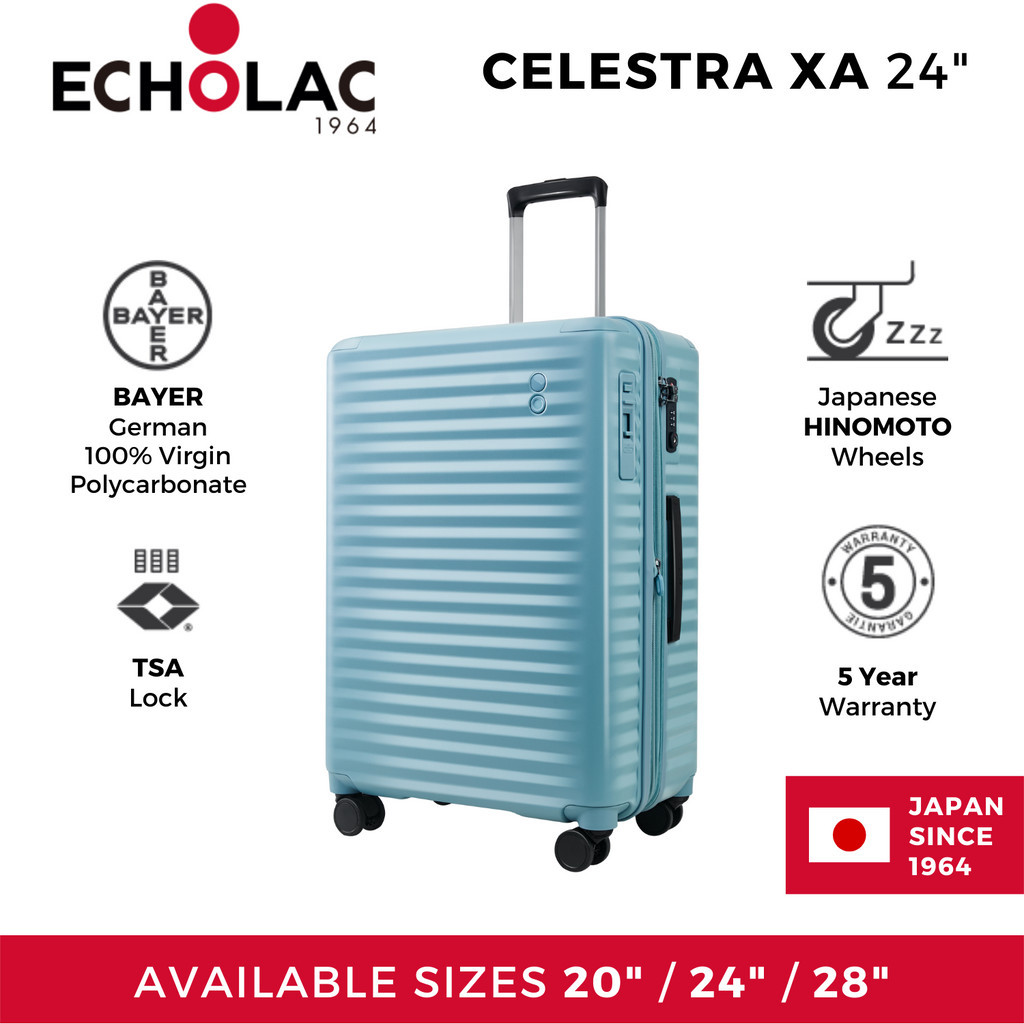 Echolac Celestra XA 24" Medium Luggage Expandable Spinner With Brake ...