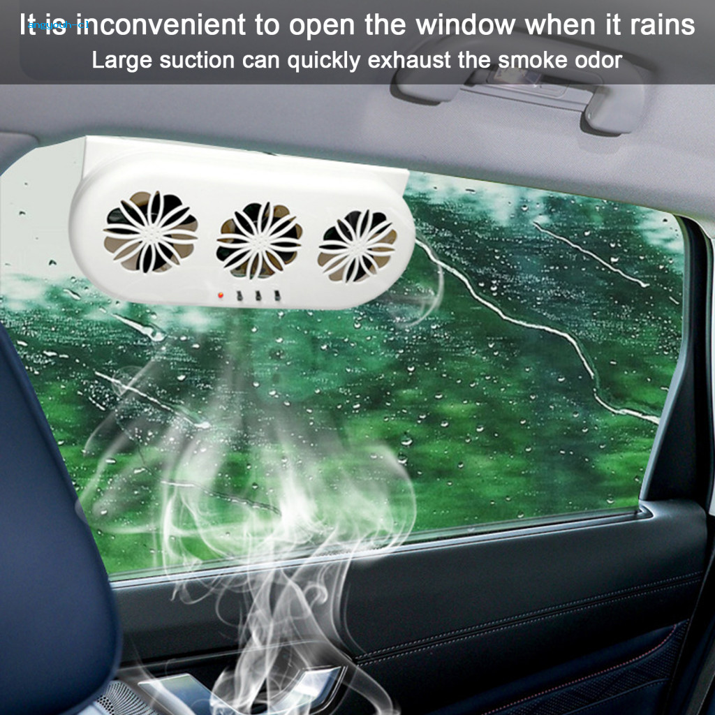 ang Solar Powered Car Exhaust Fan Solar Cooling Fan High-efficiency ...