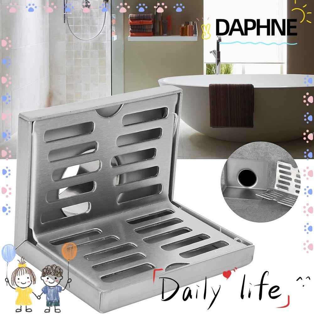 DAPHNE-HOME Corner Floor Drain, L Shape for 50 Pipe Side Drainage ...