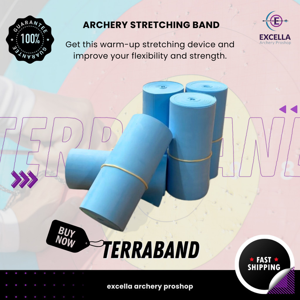 Archery Stretching Band (Terraband) / Excella Archery Proshop / Warm Up ...
