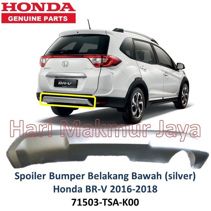 SHORT REAR Bumper Spoiler Honda BRV BR-VE 2016 2017 2018 List of Lower ...
