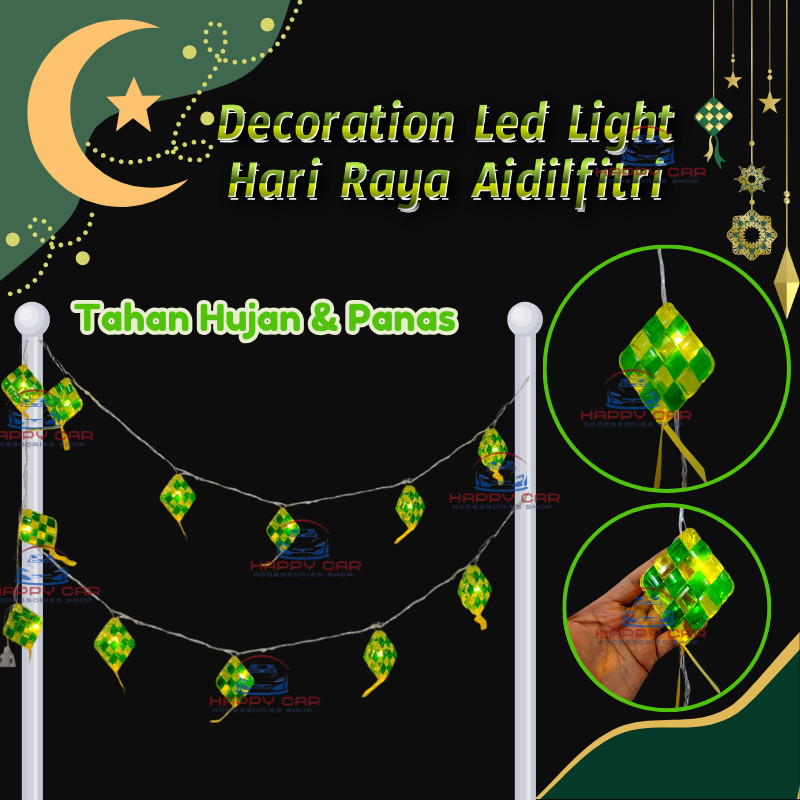 Ketupat Design Curtain Light Led Lampu Raya 2025 Lampu Kelip Kelip LED ...