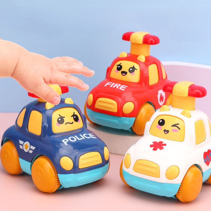 Cute Expression Car, Childrens Toy Car, Inertia Squishy, Rebound Car ...