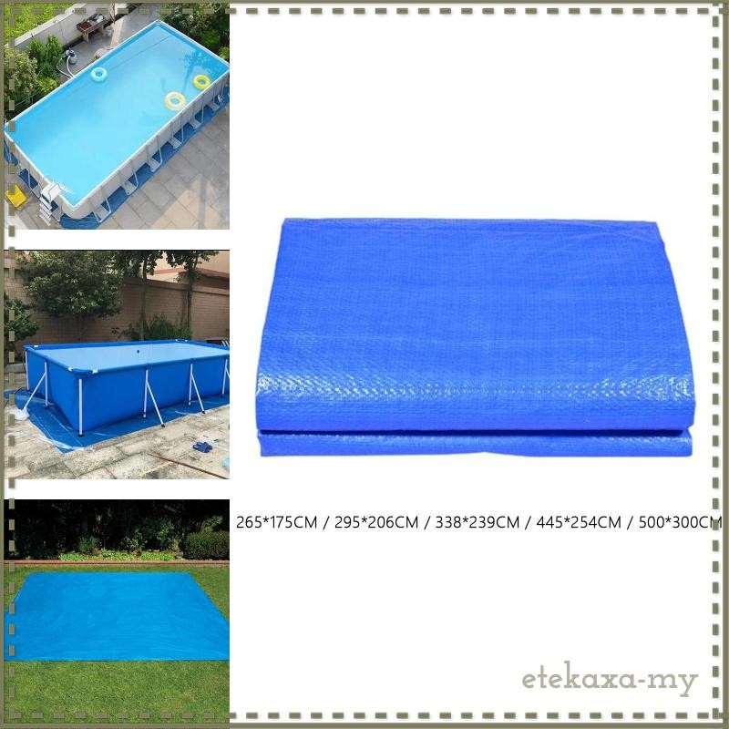 [EtekaxaMY] Swimming Pool Ground Cloth Rectangular Waterproof Liner Pad ...