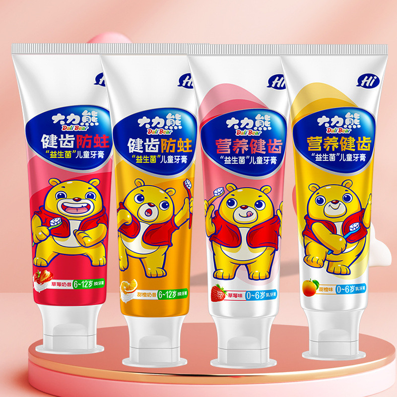 Children Toothpaste 3-6-12 Years Old Teeth Change Period Fluoride ...