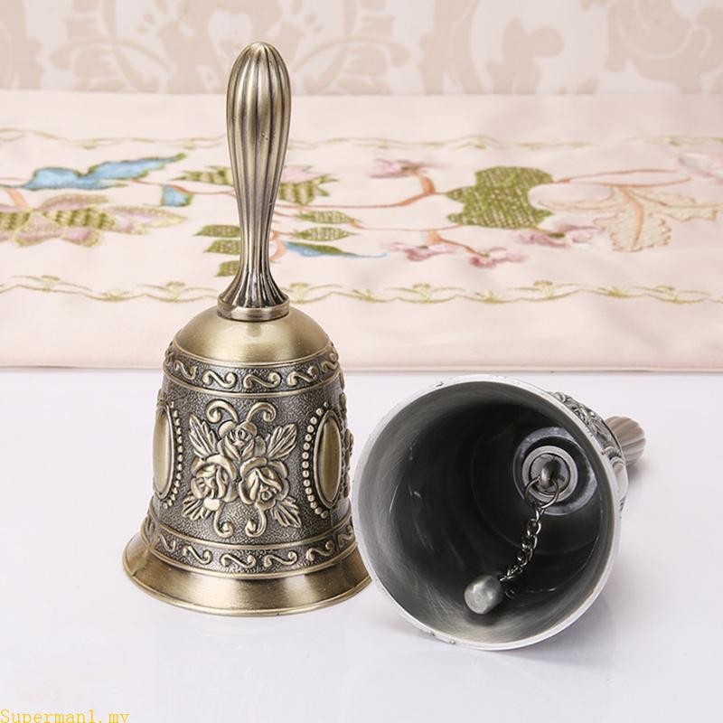 Best Vintage Manual Swing Bell Meditation Hand Bell Prayer Portable ...