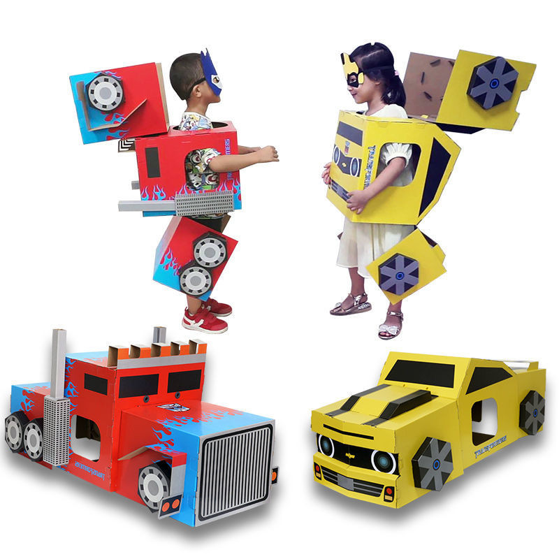 Transformers Assembled Carton Cardboard Creative Bumblebee Special ...