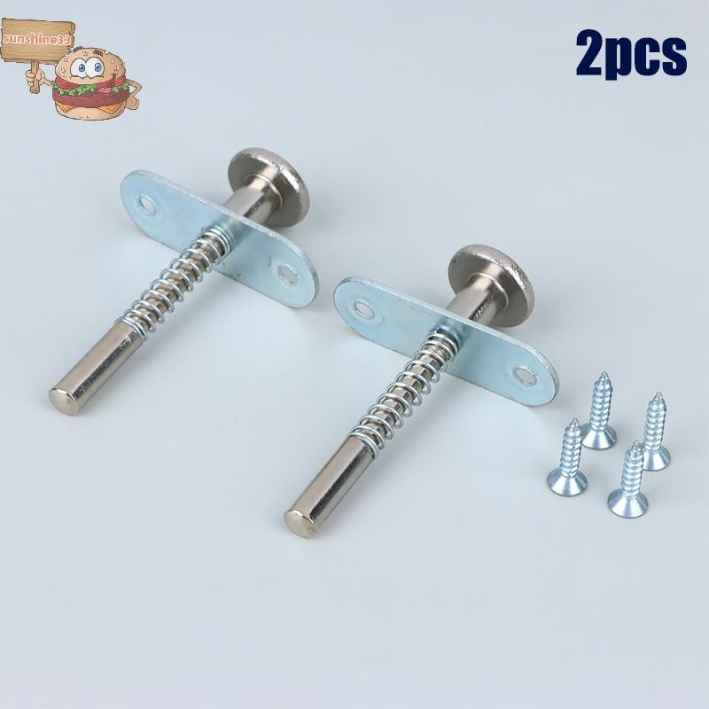 sun 2pcs Plunger Latches Spring-Loaded Door Lift Adjustment Rod Latch ...