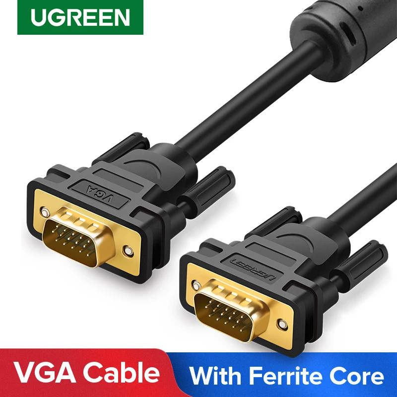 Ugreen VGA Cable VGA Male to Male Cable 1080P 15 Pin Cord For Computer ...