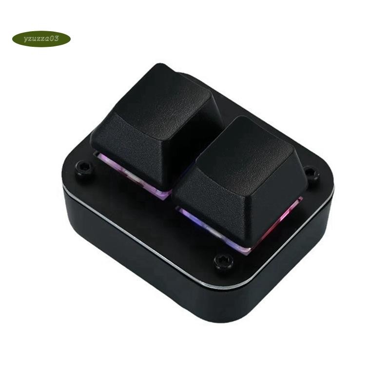 Mini Keyboard 2 Keys USB Switch Ergonomic Backlit Keyboard Gaming ...