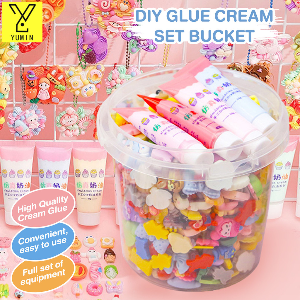 Guka Set Handmade DIY Toys Children Gift Cream Glue Sticker keychain ...