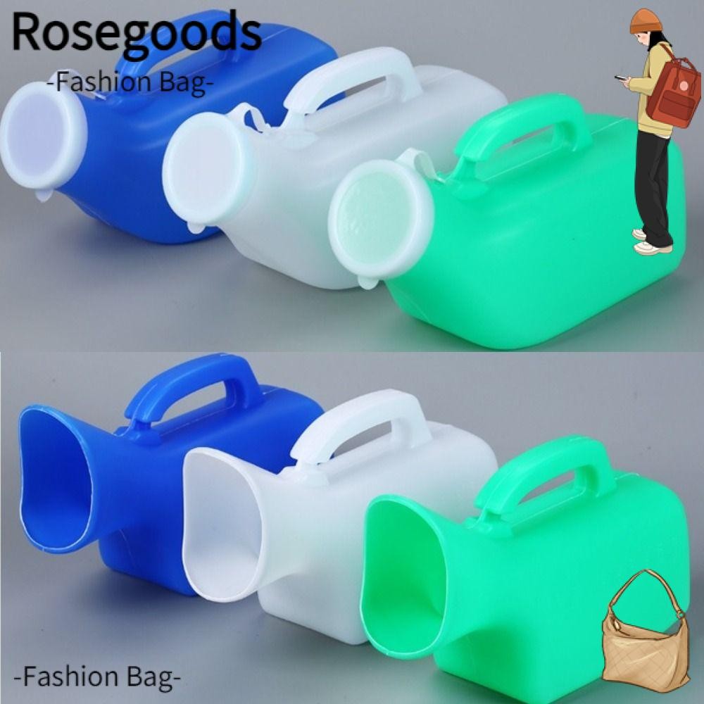 ROSEGOODS Men's Urinal, with Lid Thick Night Pot, Portable Plastic ...