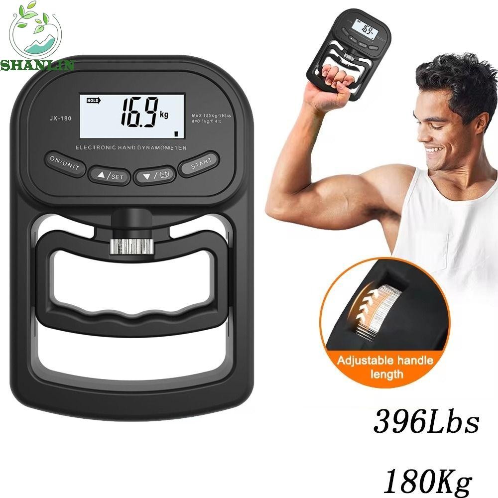 SHANLIN Digital Hand Dynamometer, LCD Screen Type-c/battery Grip ...
