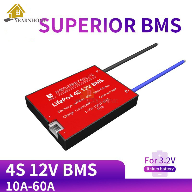 Daly LiFePO4 BMS 4S 12V 14.6V 15A 20A 30A 40A 50A 60A 100A 200A 250A 300A 400A 500A Waterproof ...