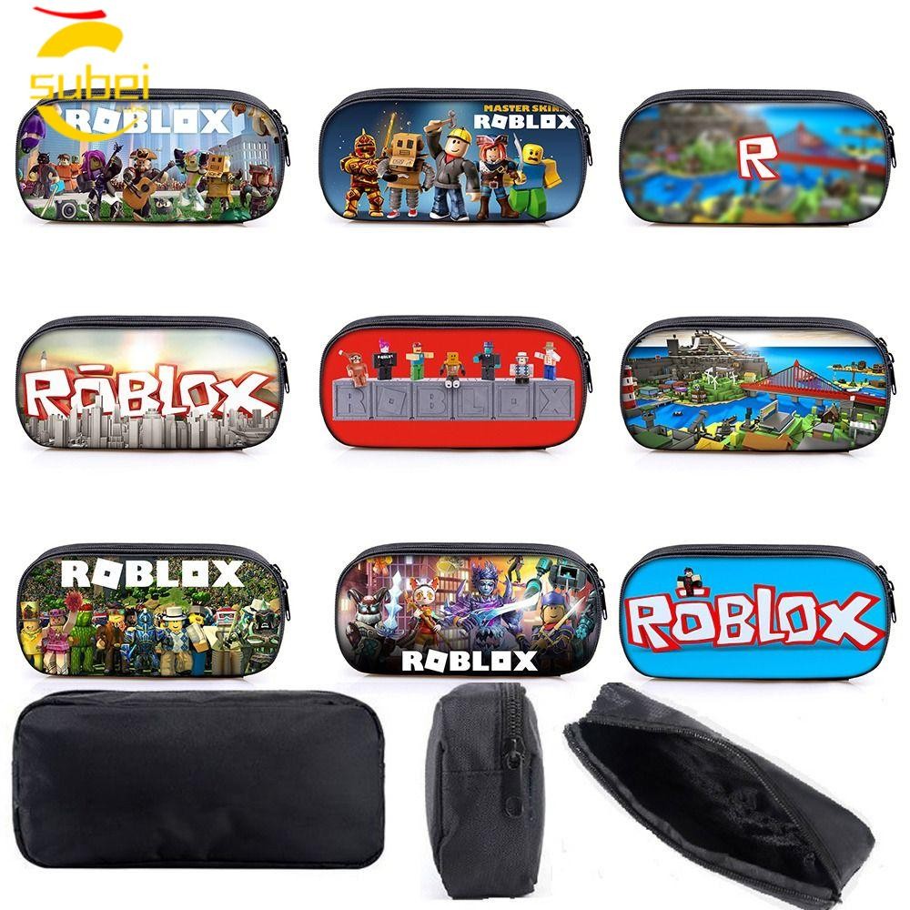 SUBEI1 Pencil Bag, Polyester Storage Roblox Pen Boxes, Cool Single ...